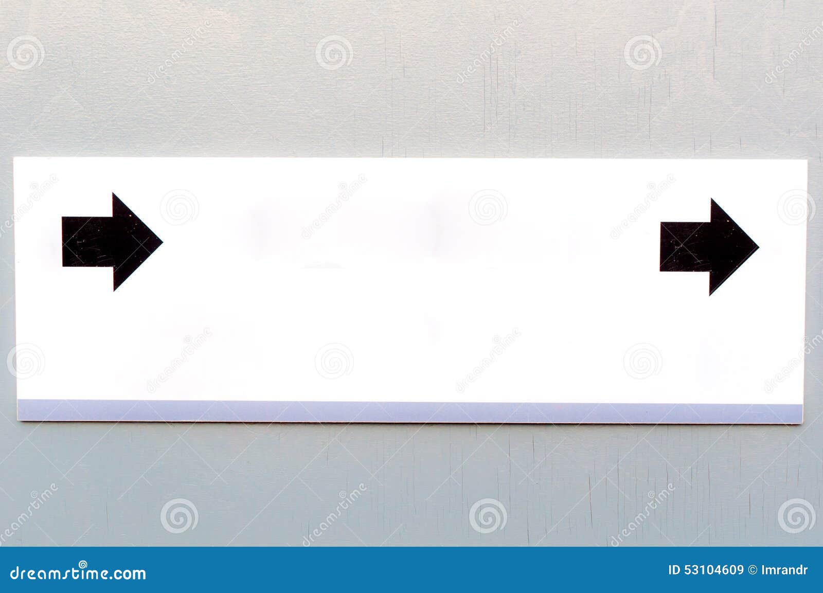 Right Route Direction Notice Board Stock Image - Image of allowed ...