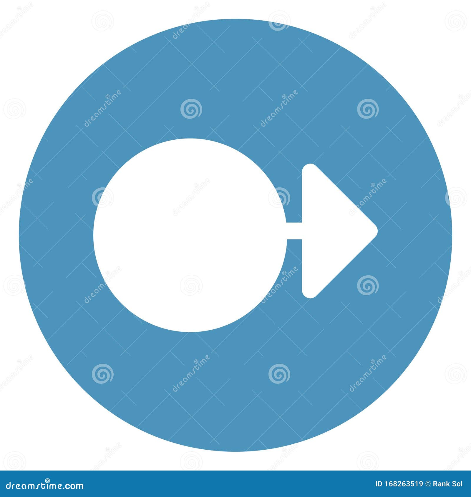 Right, Sharp Isolated Vector Icon Which Can Be Easily Modified or ...