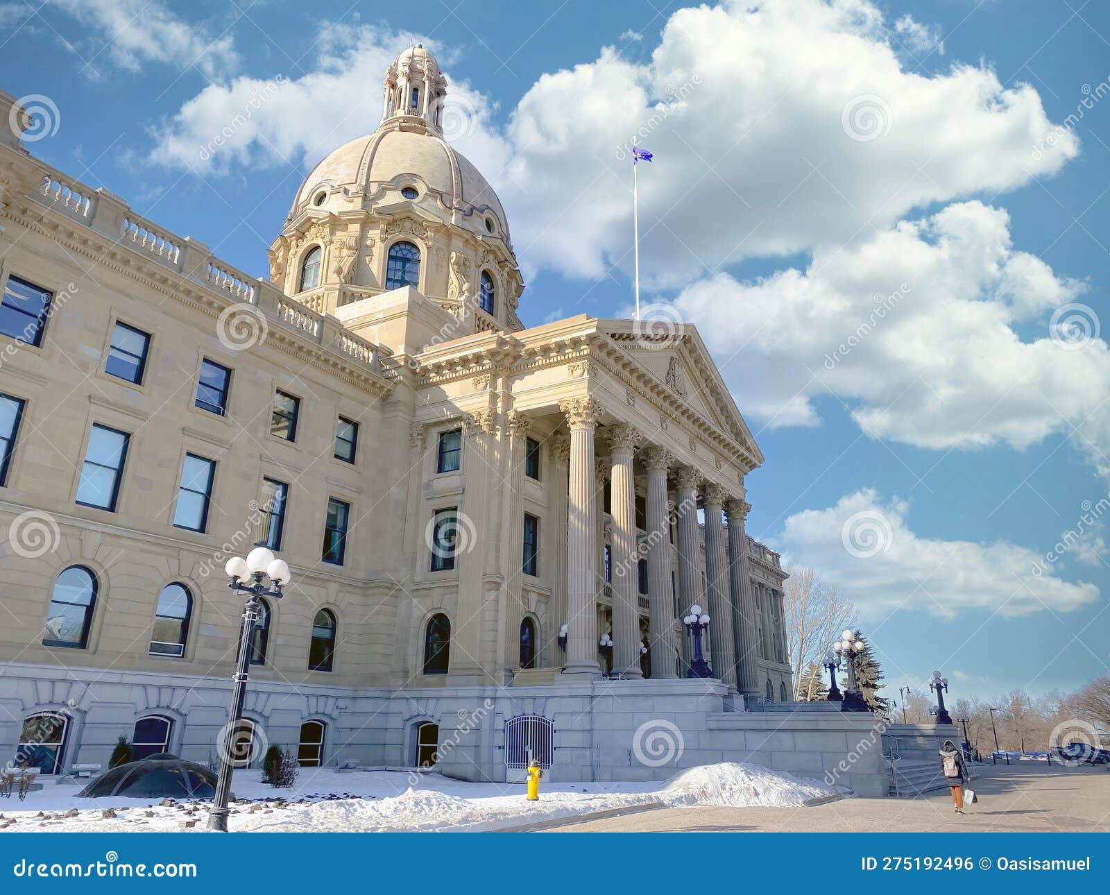 Right Side of the Alberta Legislature Building, Legislative Assembly of ...