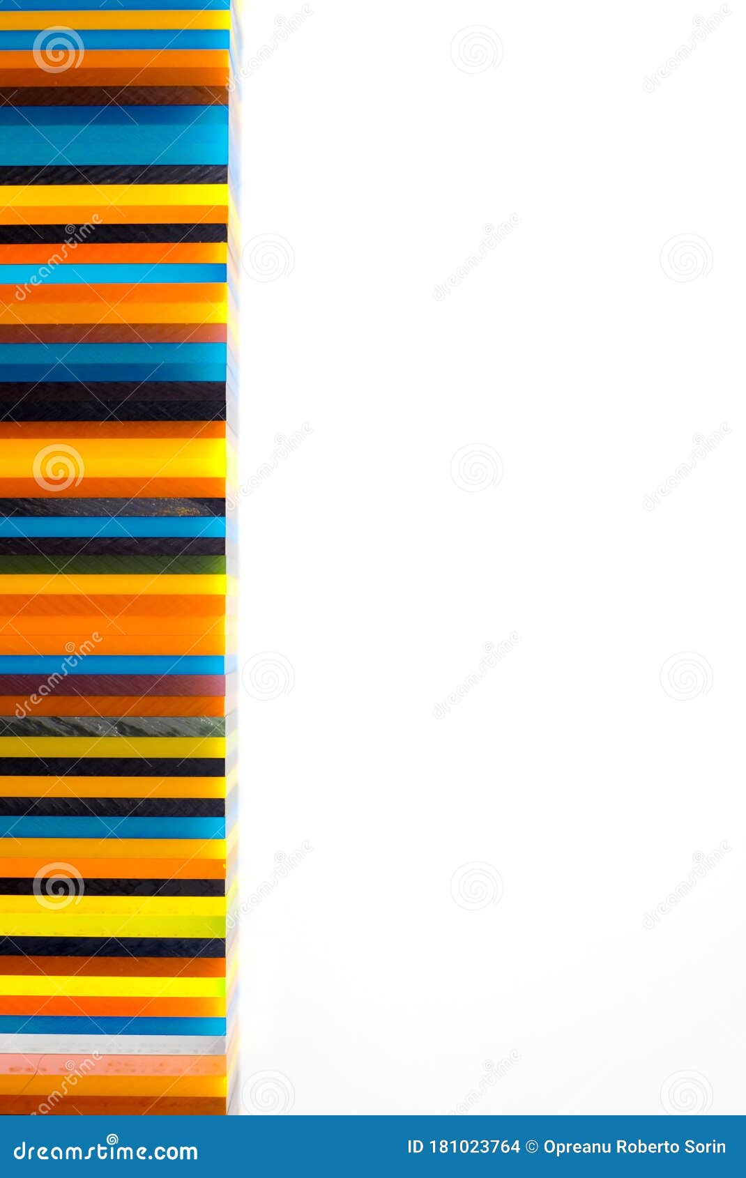 Right Side of the Image Frame Made Frome Color Plastic Acrylic Shape ...