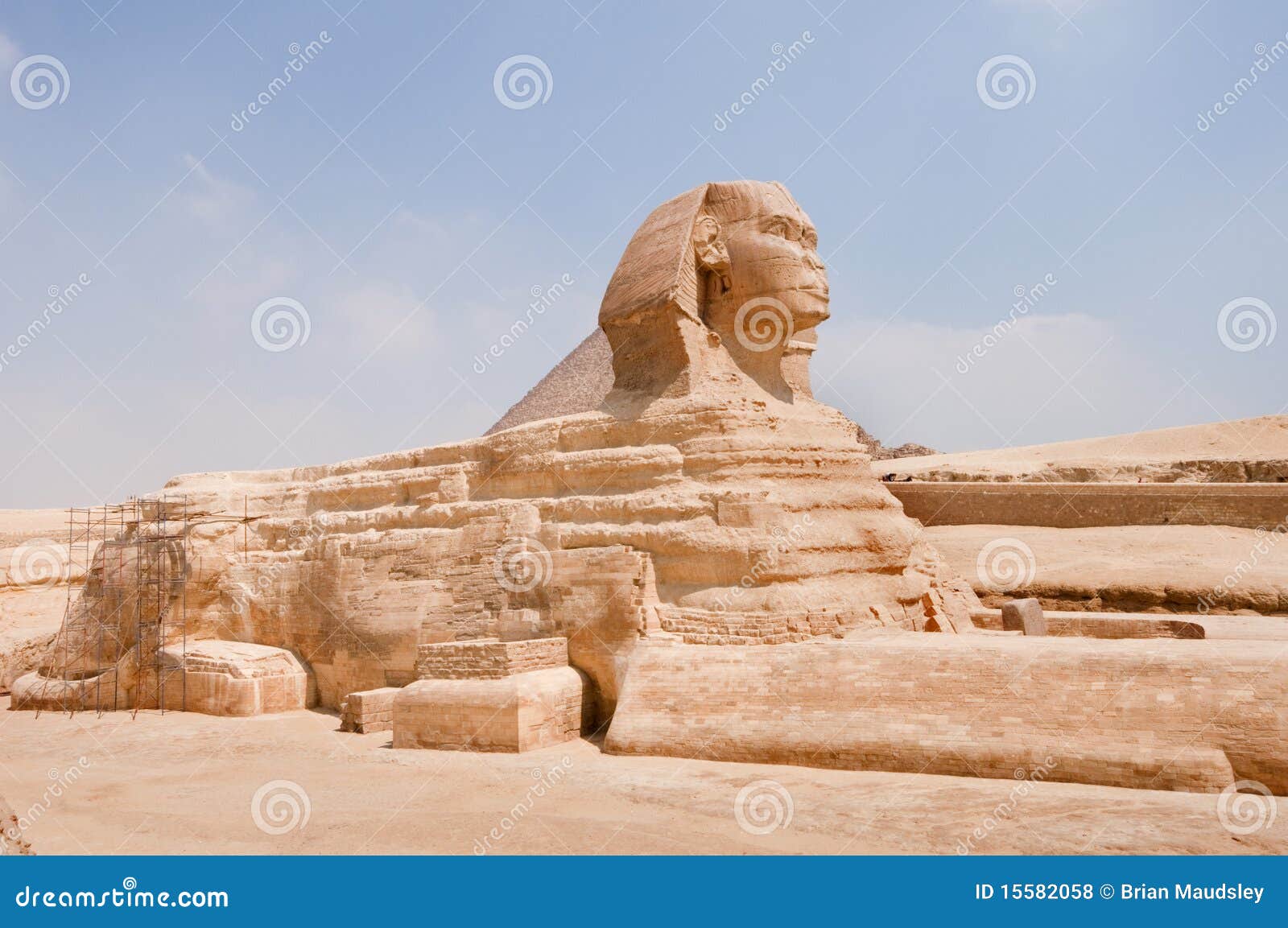Right Side of the Sphinx of Giza. Stock Photo - Image of ancient, giza ...