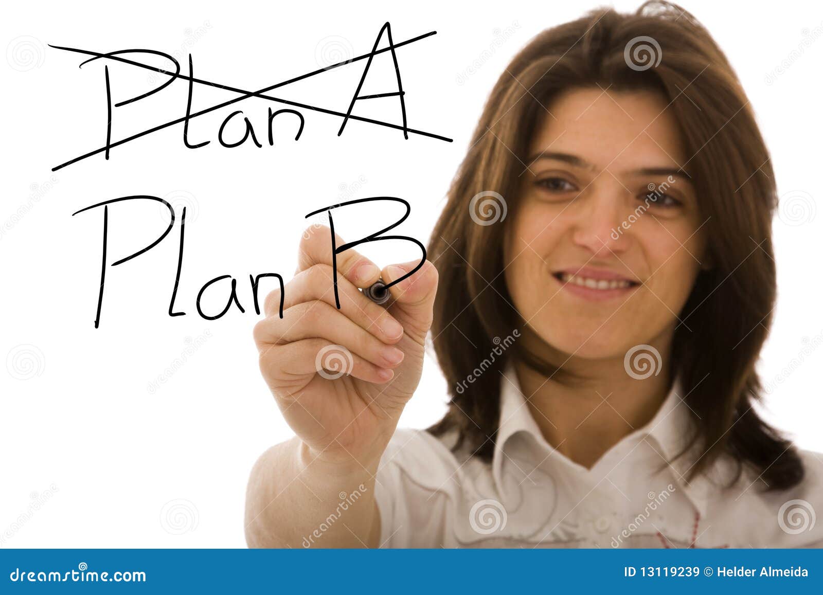 The Right Solution for a Big Problem Stock Image - Image of change ...