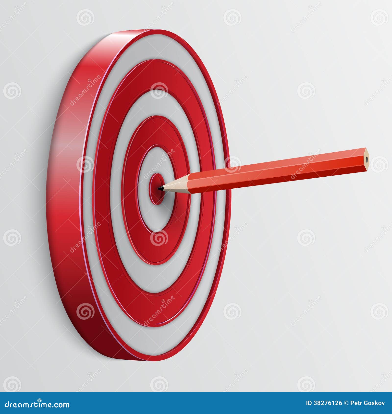 Right on Target stock illustration. Illustration of icon - 38276126