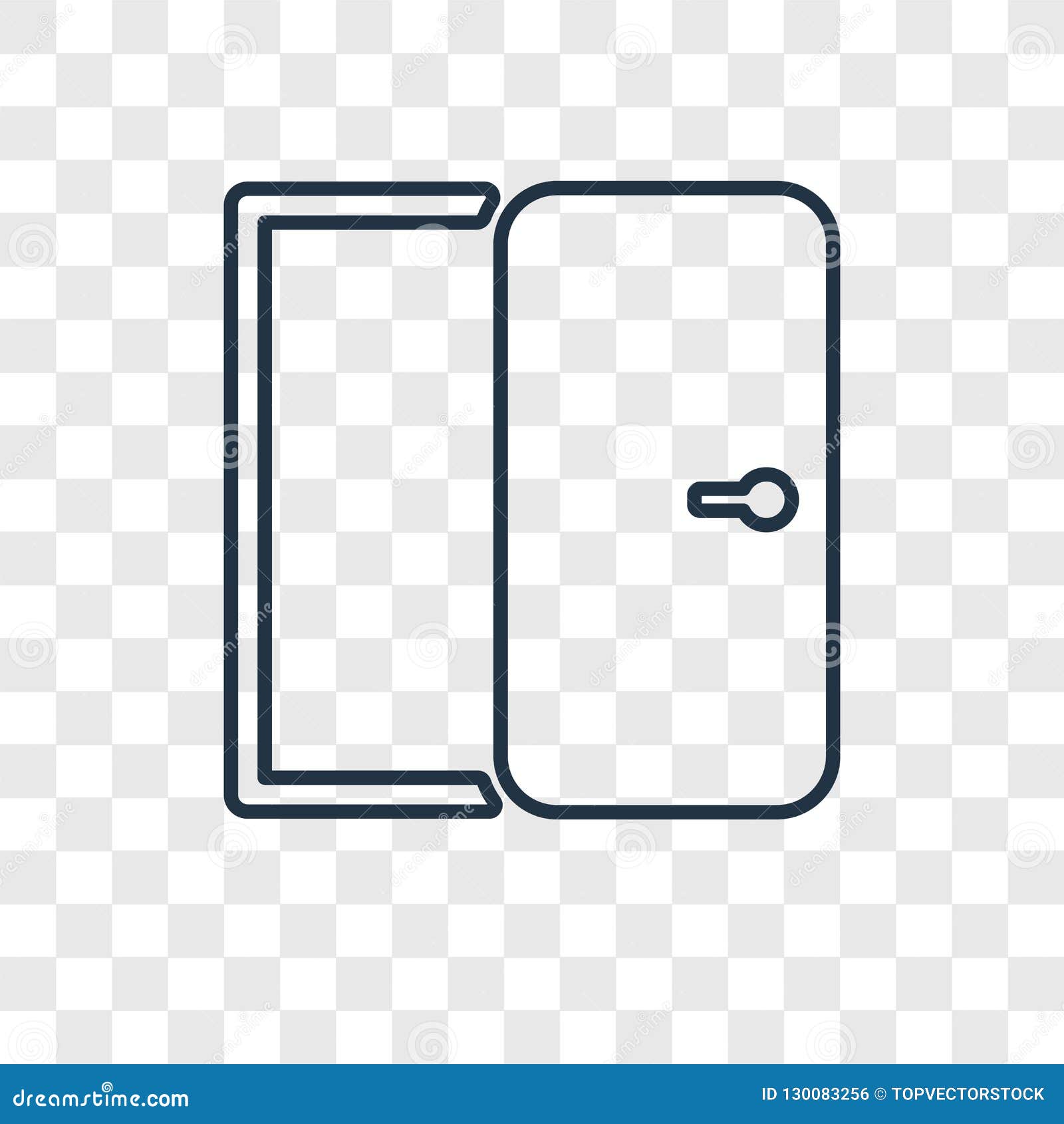 Right To Access Concept Vector Linear Icon Isolated on Transparent ...