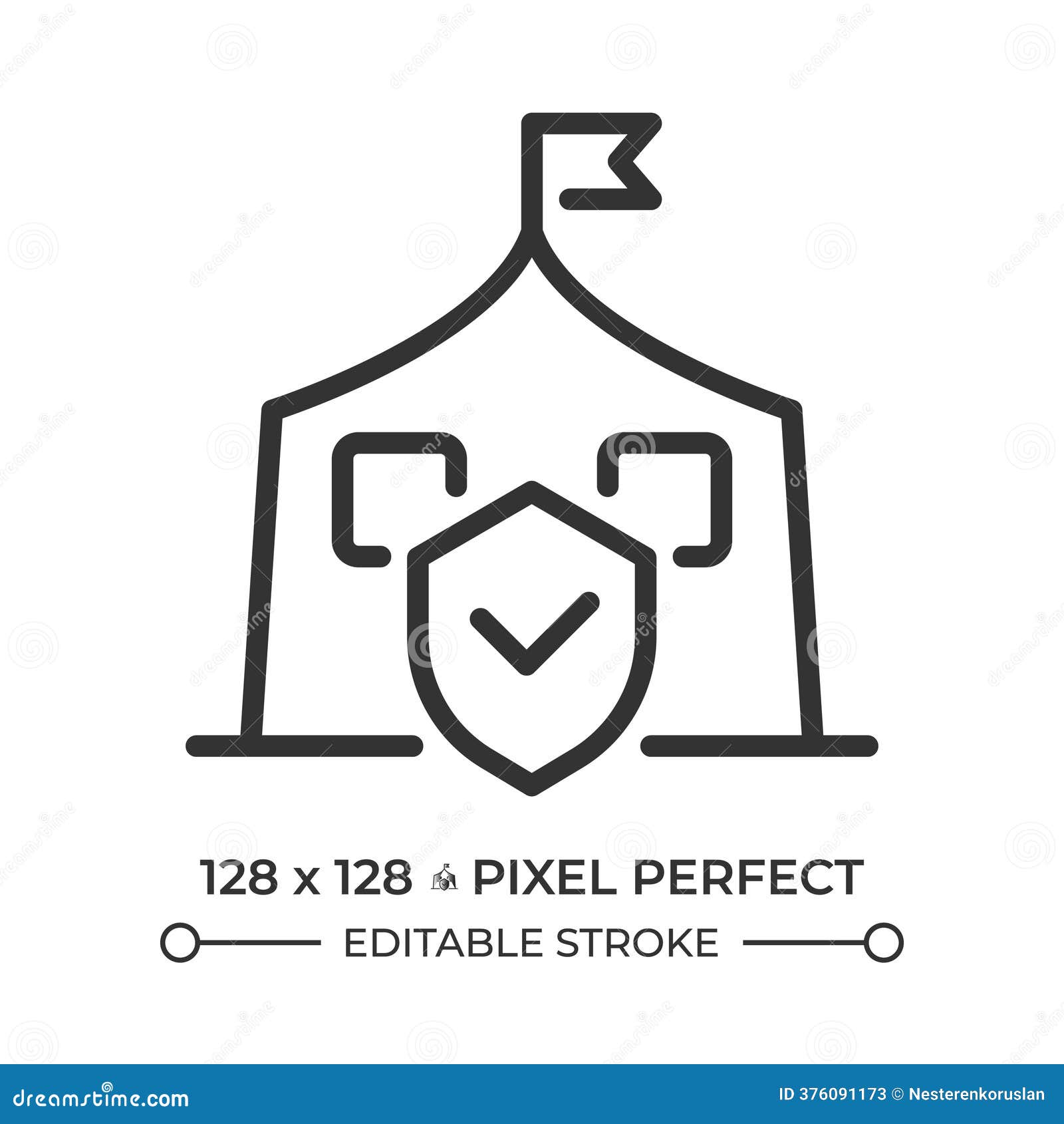 Asylum Right Blue Gradient Concept Icon Cartoon Vector | CartoonDealer.com #353331345