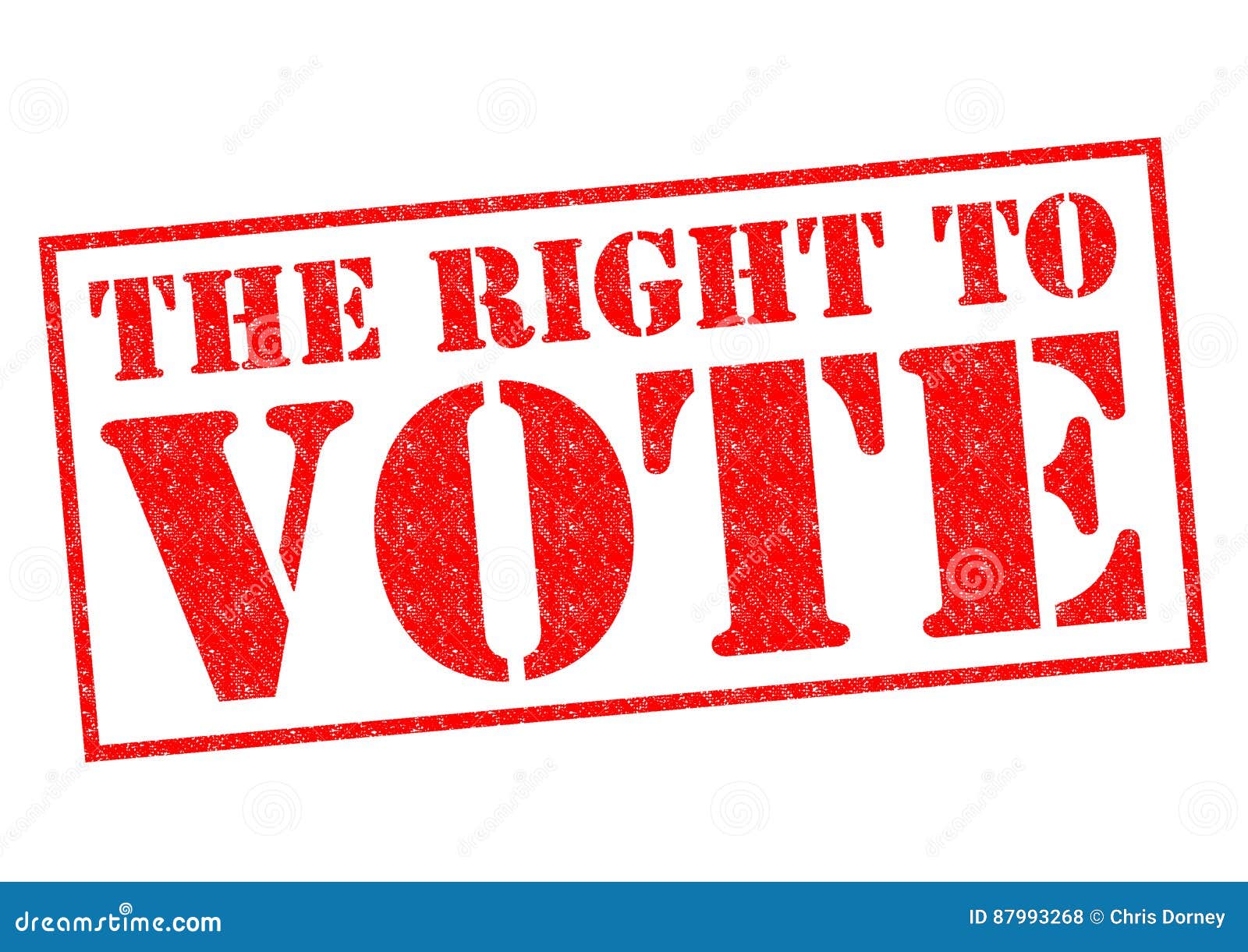 The RIGHT TO VOTE stock photo. Image of aged, icon, register - 87993268