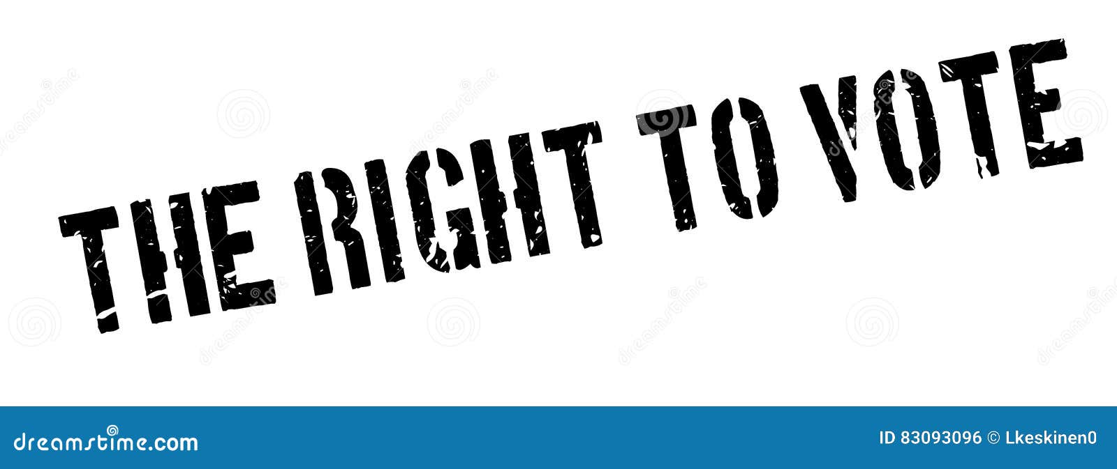 The Right To Vote Rubber Stamp Stock Photo - Image of rubber ...