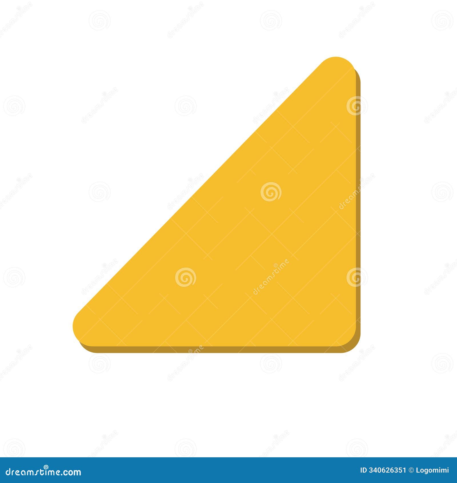 Right Triangle 2D Basic Shape Vector Illustration, Right Angled ...