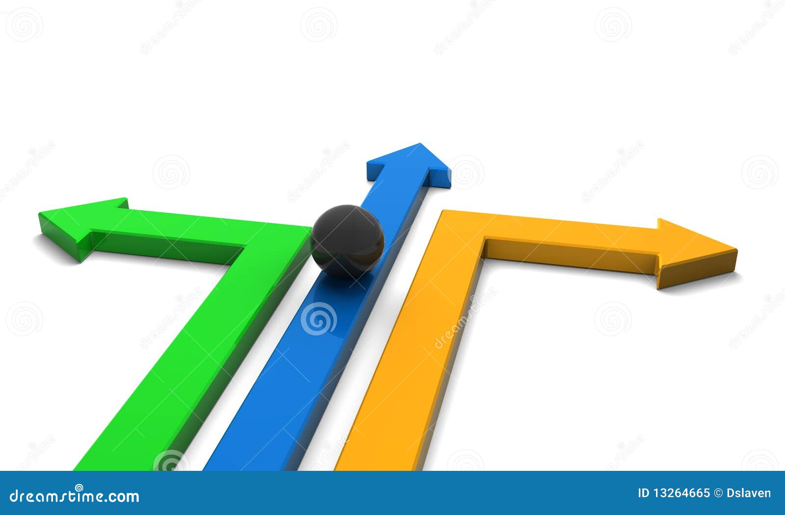 The right way stock illustration. Illustration of concept - 13264665