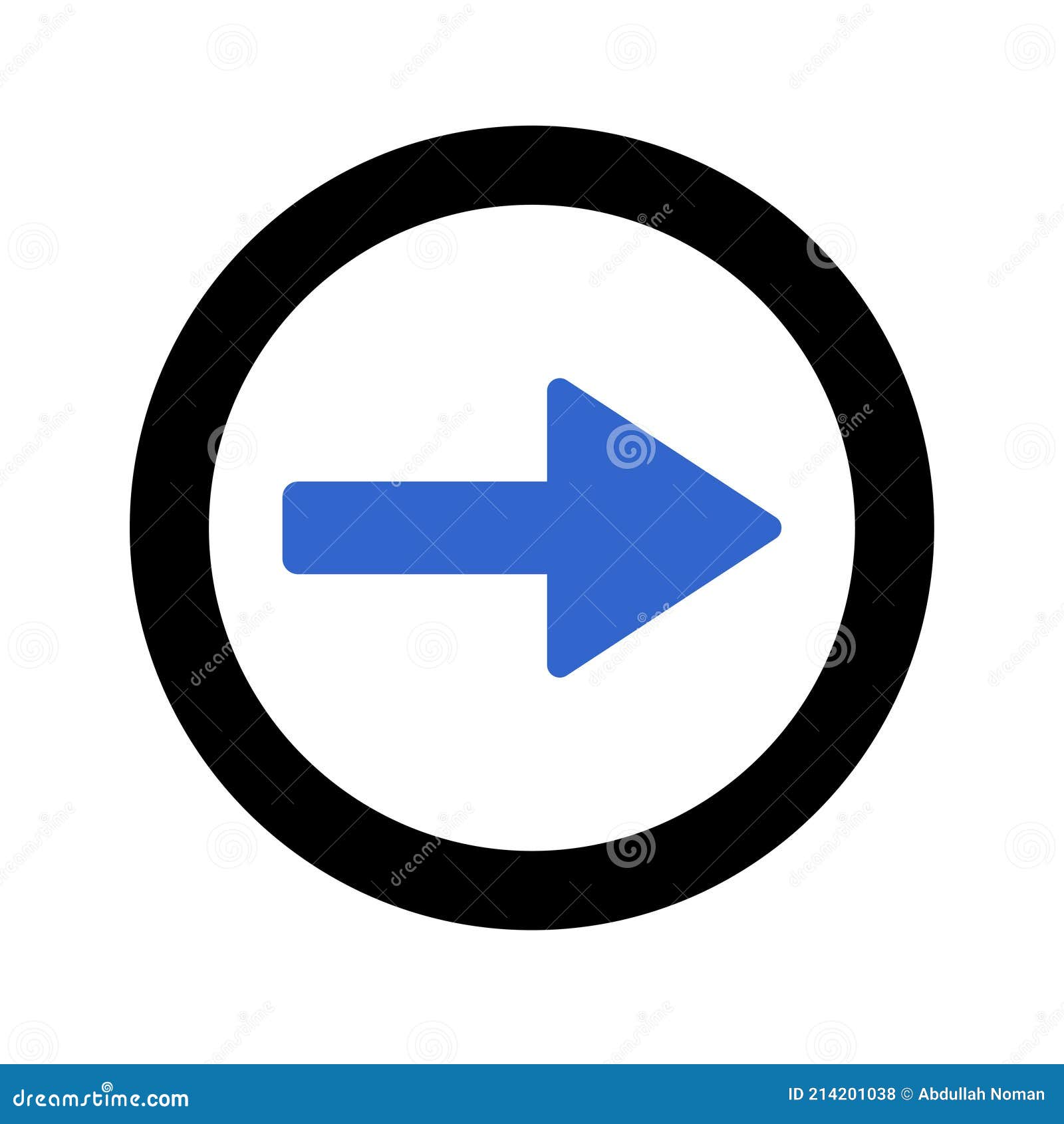 Right Way Arrow Icon Design Stock Vector - Illustration of interface ...