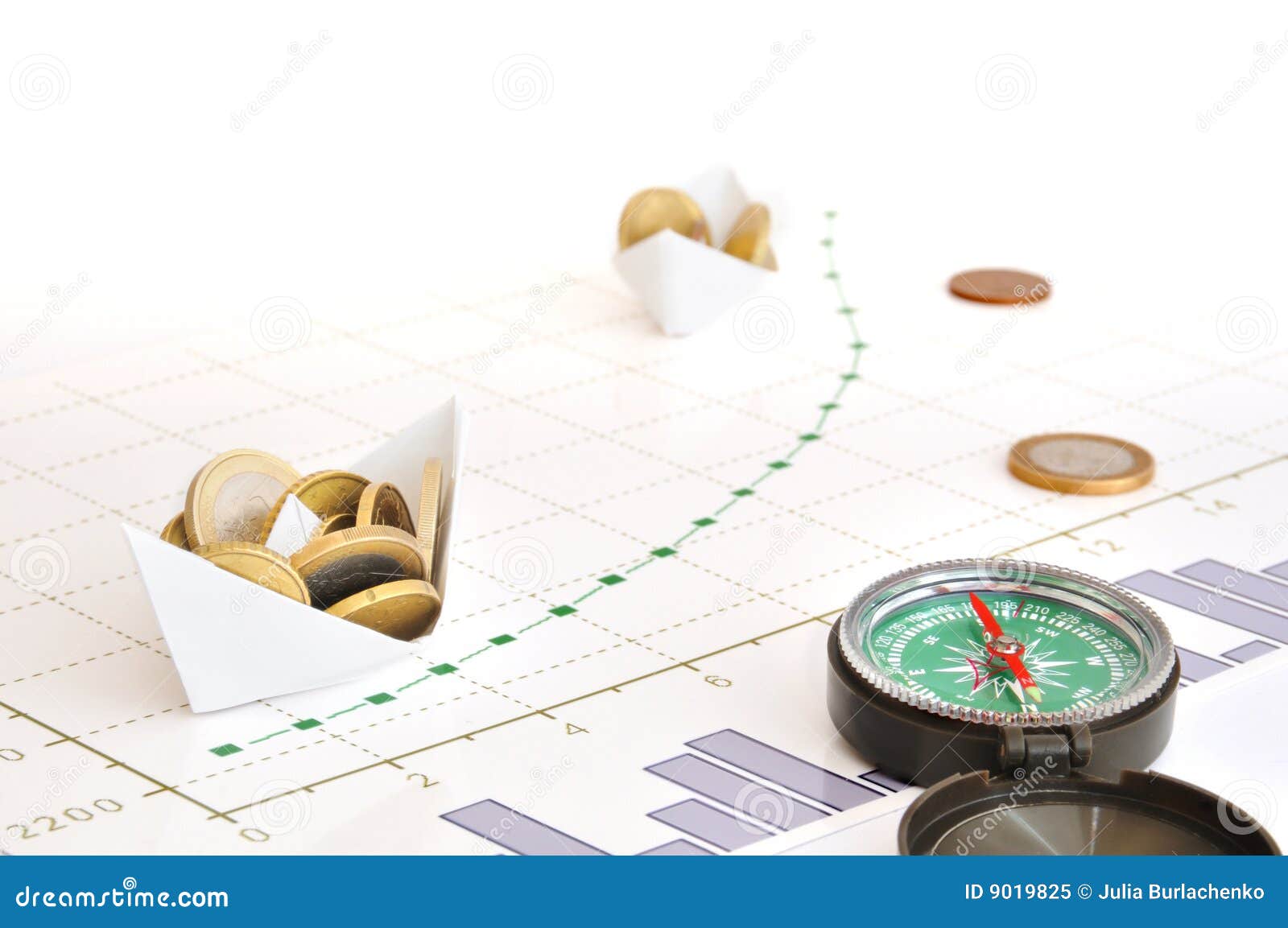 Right way for investments stock image. Image of direction - 9019825