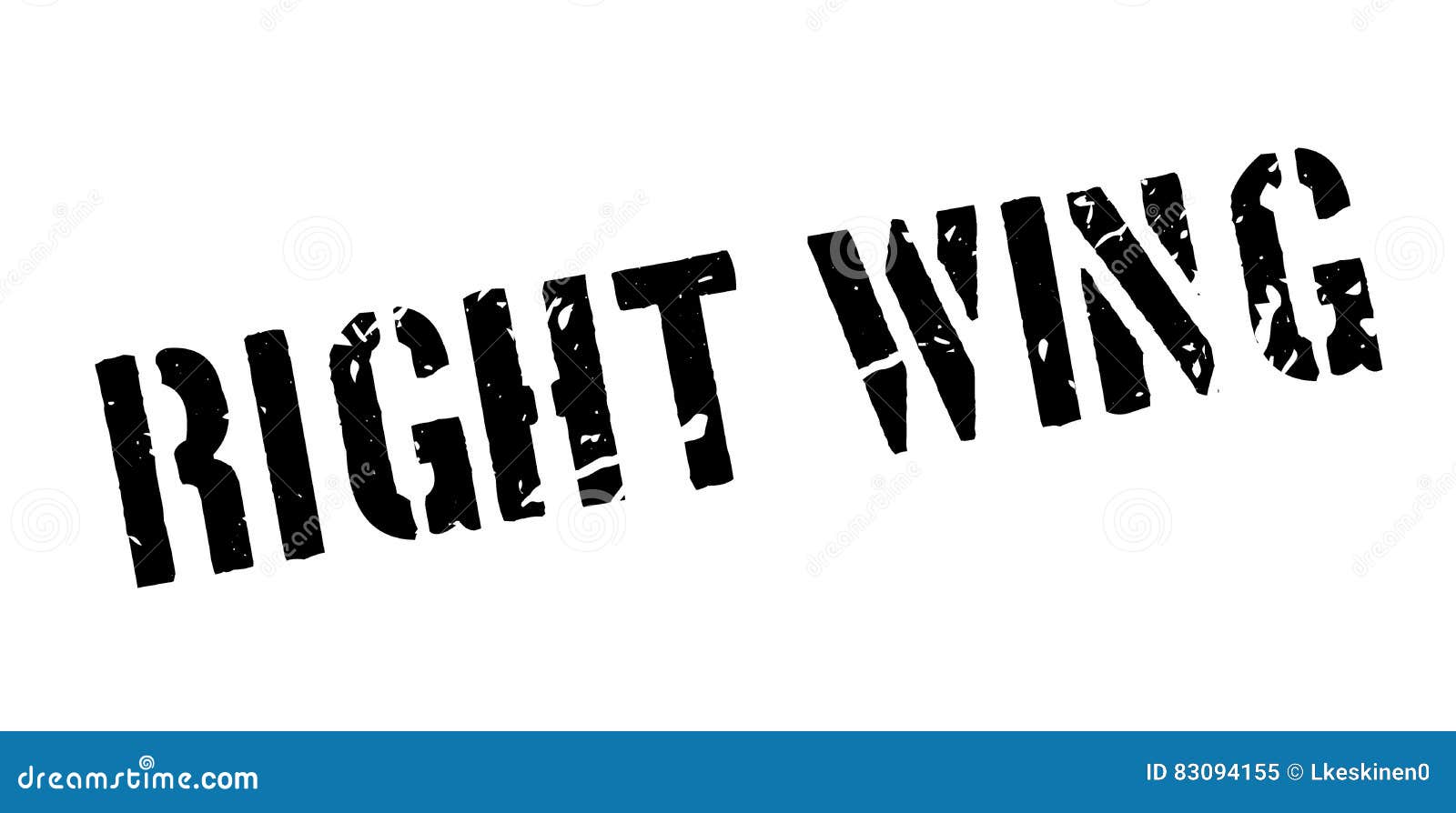Right wing rubber stamp stock illustration. Illustration of ...