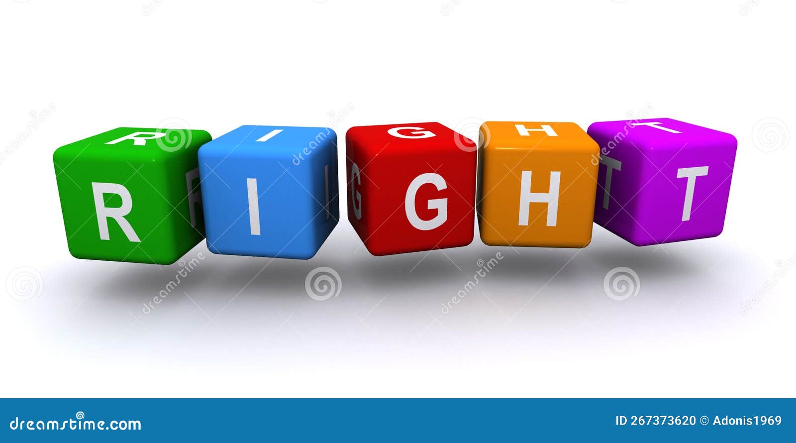 The Right Way Word On Giant Yellow Road Signs Royalty-Free Stock ...