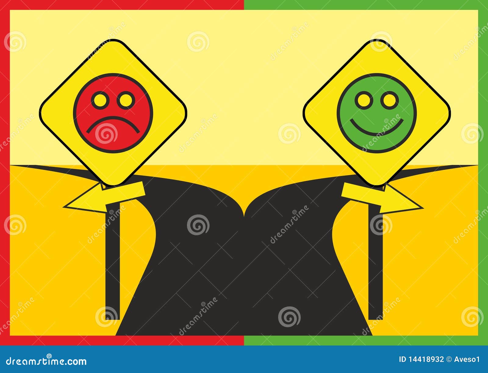 Right and wrong stock vector. Illustration of graphic - 14418932