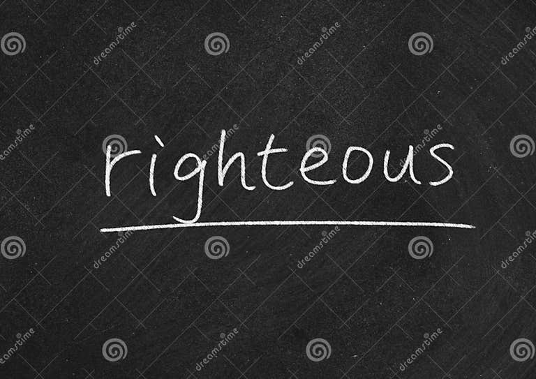 Righteous stock illustration. Illustration of education - 165345393