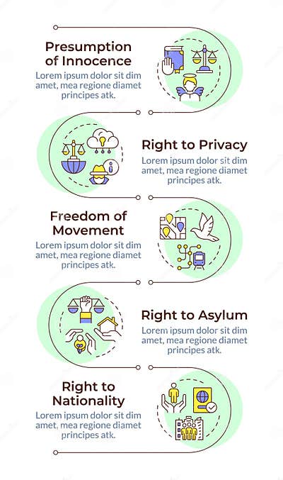 Rights Legislation Infographic Vertical Sequence Stock Vector ...