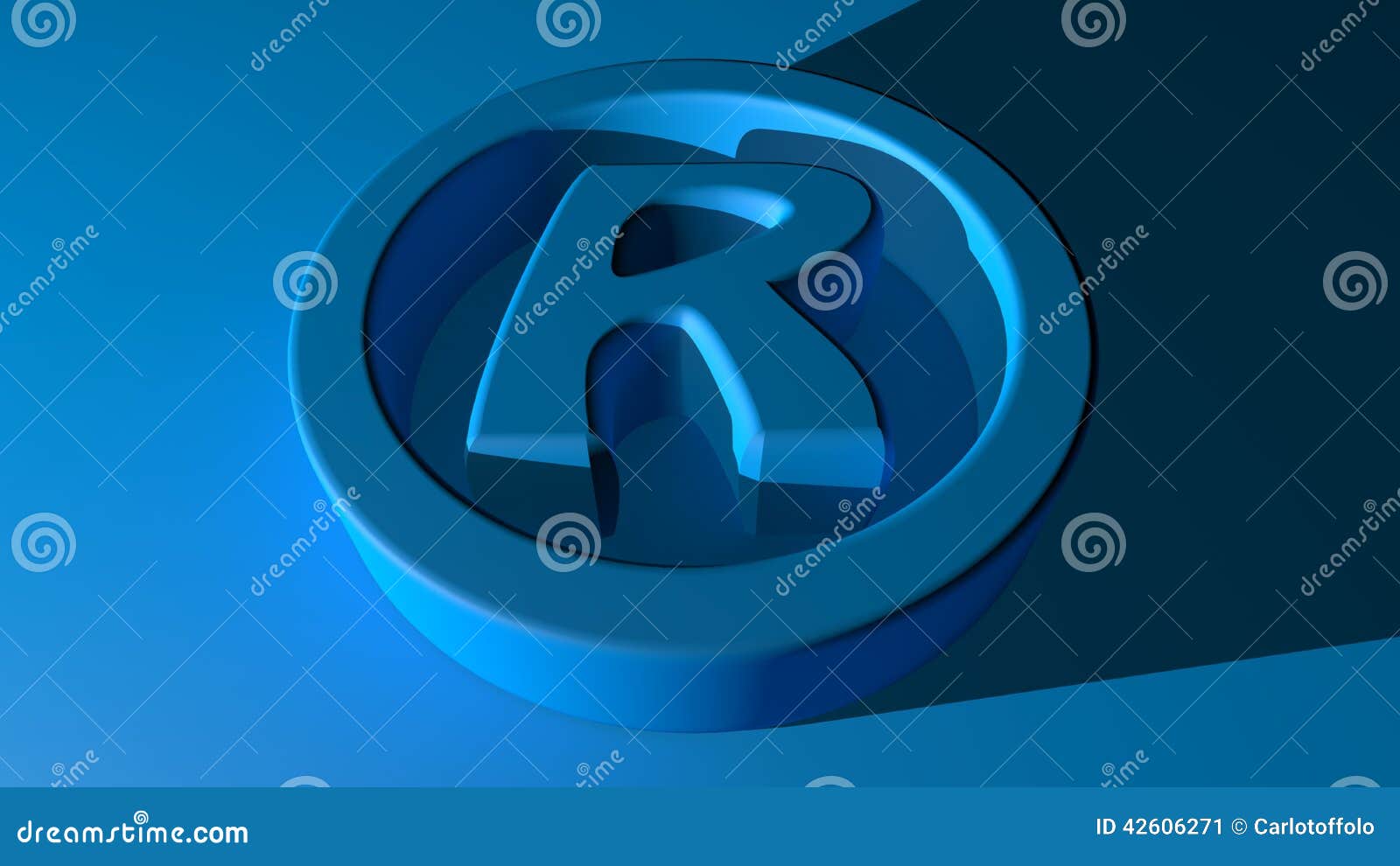 Rights Reserved Symbol stock illustration. Illustration of reserved ...