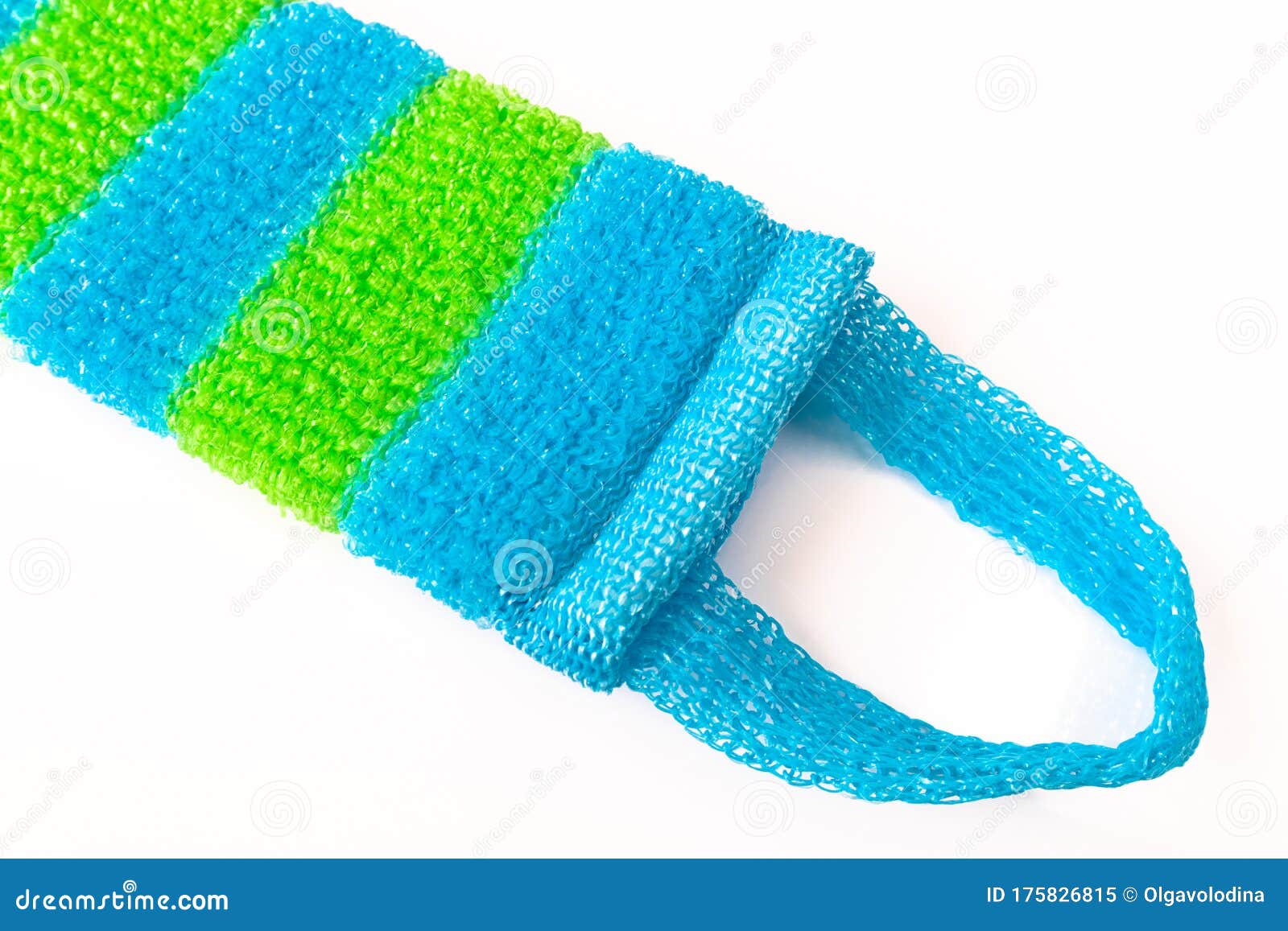 Rigid Bath Sponge Made of Polypropylene with Handles Stock Image ...