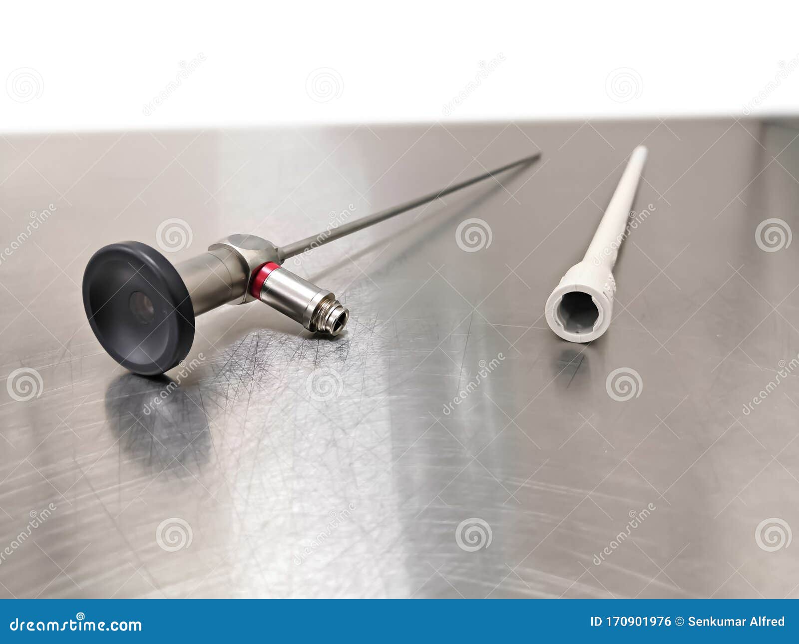 Rigid Surgical Scope and Protector Stock Photo - Image of hysteroscopy ...