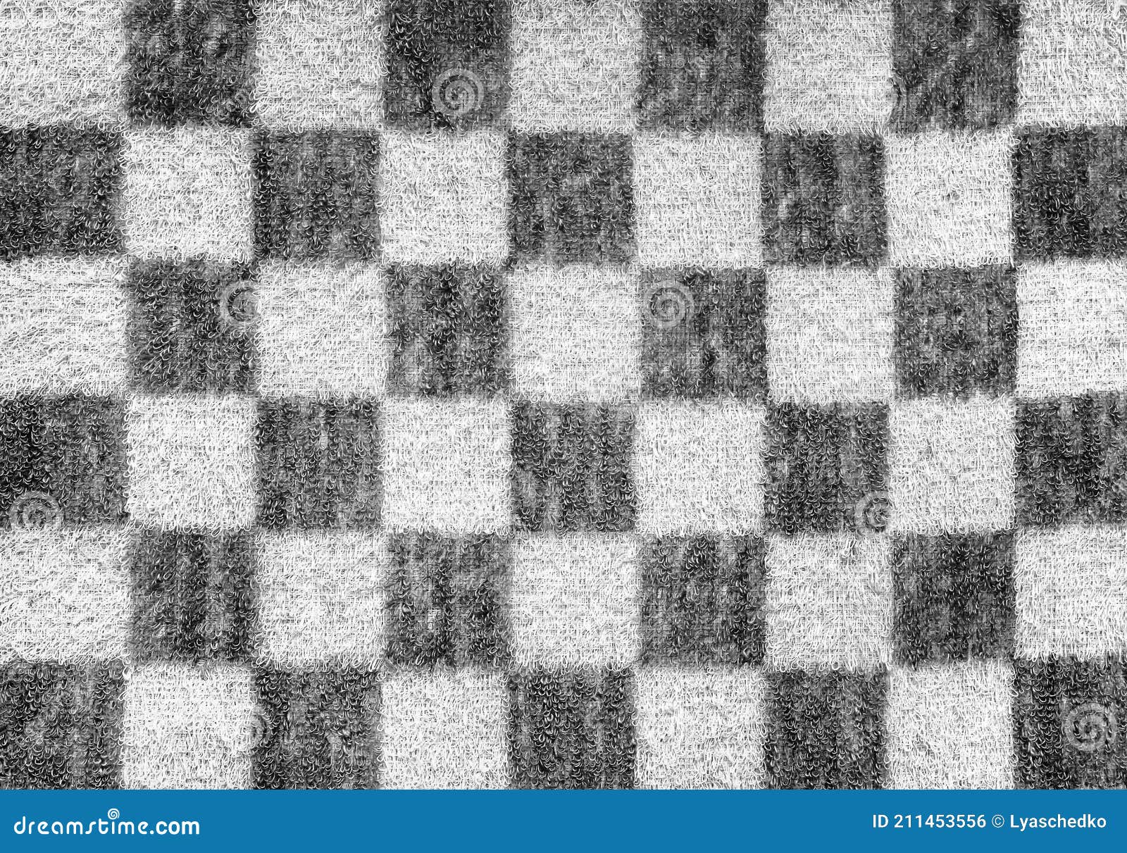 A Rigid Massage Towel with a Geometric Pattern in the Form of Squares ...