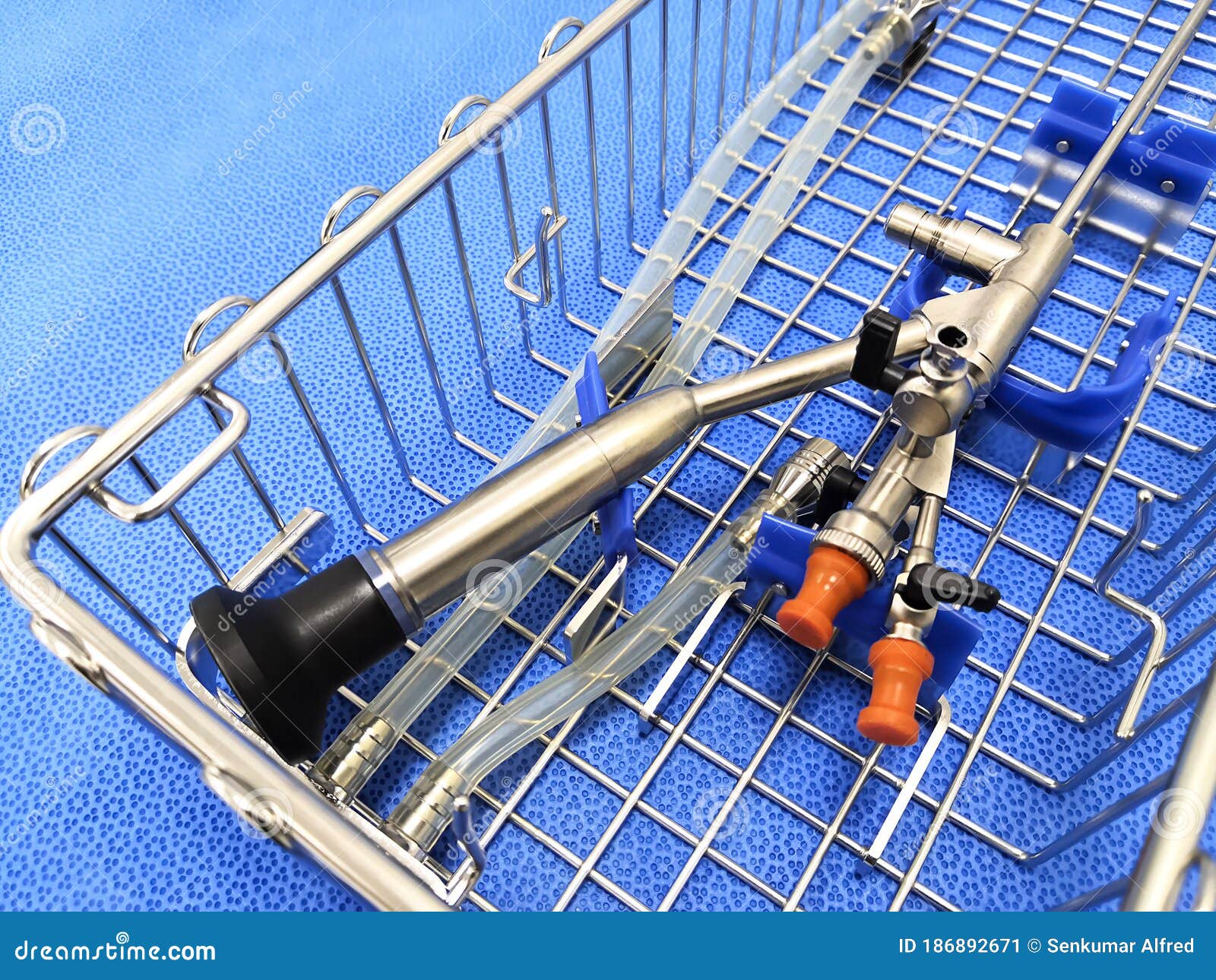 Rigid Surgical Urethroscope in it`s Container Stock Image - Image of ...