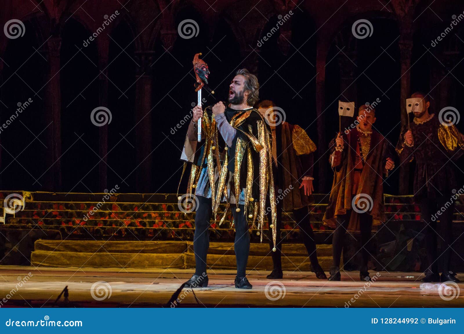 Rigoletto opera editorial photography. Image of person - 128244992