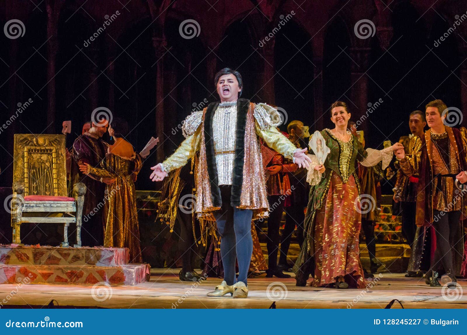 Rigoletto opera editorial photography. Image of opera - 128245227