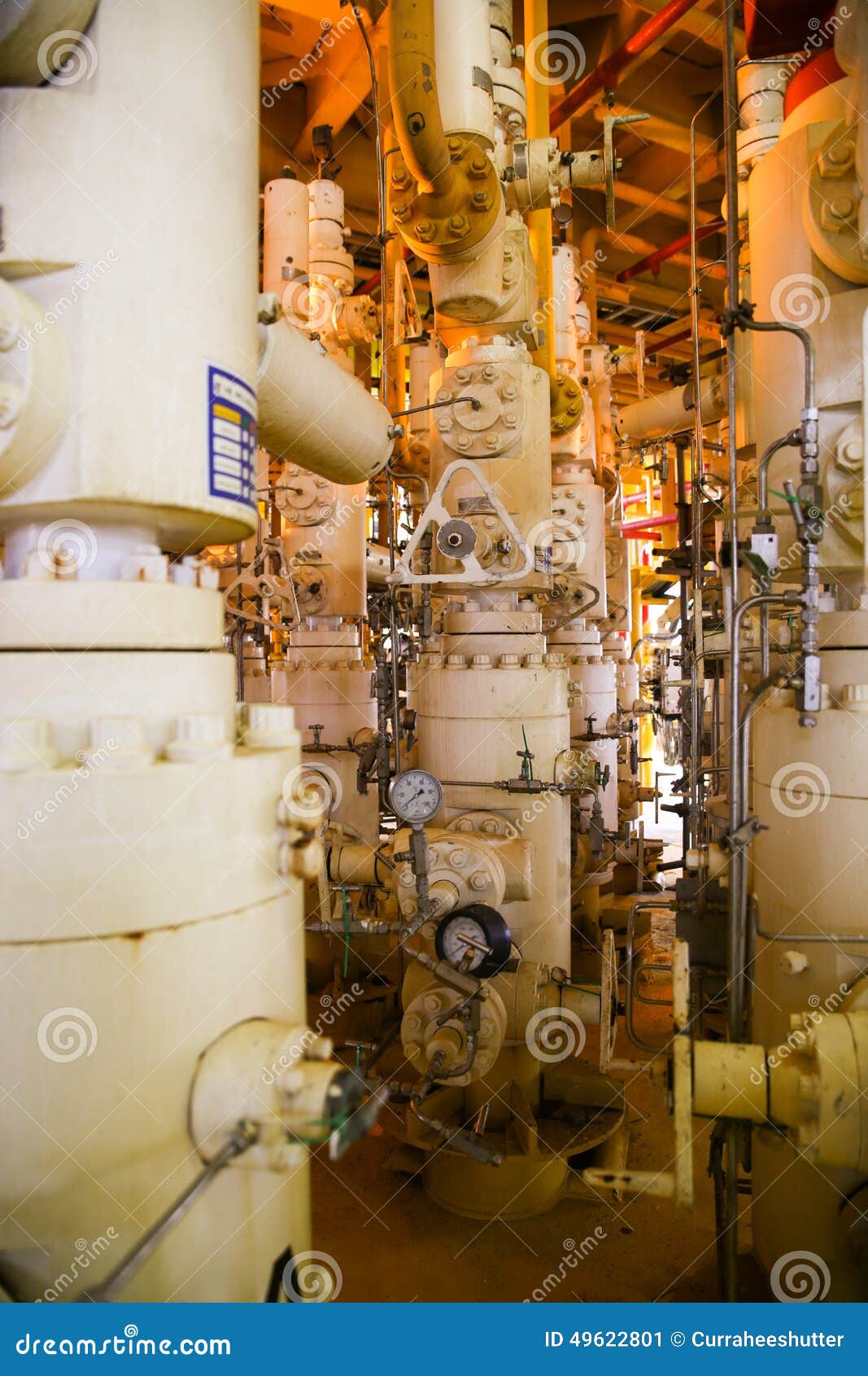 Rigs Offshore Oil Refinery Stock Image | CartoonDealer.com #17038651