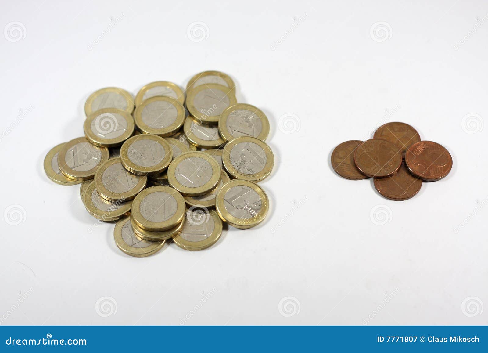 Rijkdom en armoede stock afbeelding. Image of goud, europa - 7771807