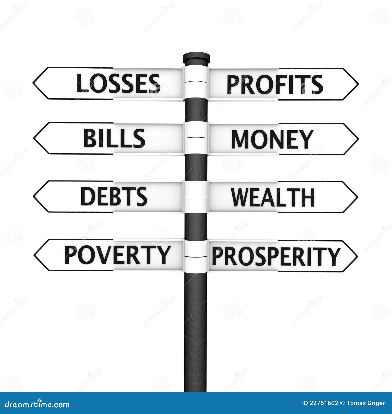 Rijkdom versus Armoede stock illustratie. Illustration of rekeningen ...