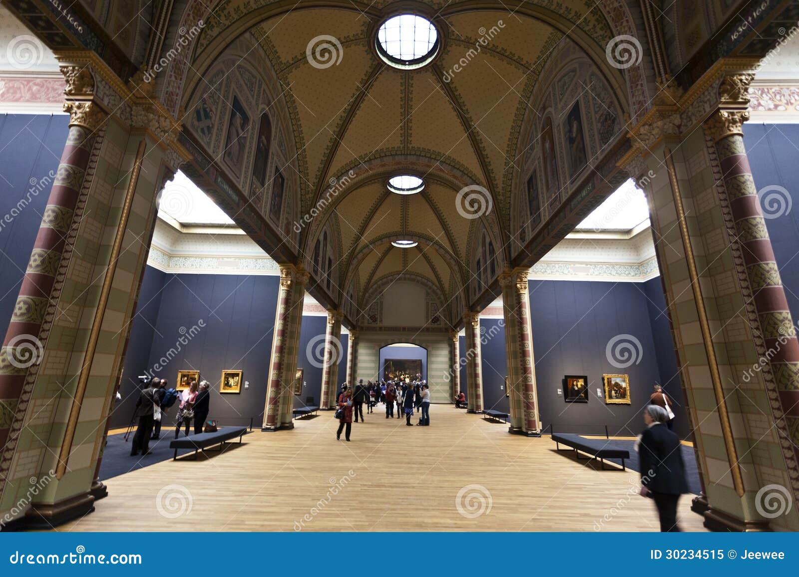 Rijksmuseum Amsterdam - Main Exhibition Hall Editorial Image - Image of ...