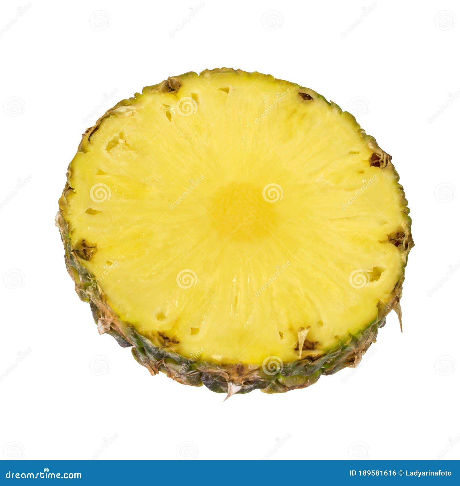 Rijpe Ananas Comosus Geïsoleerd Op Witte Achtergrond Stock Foto - Image ...