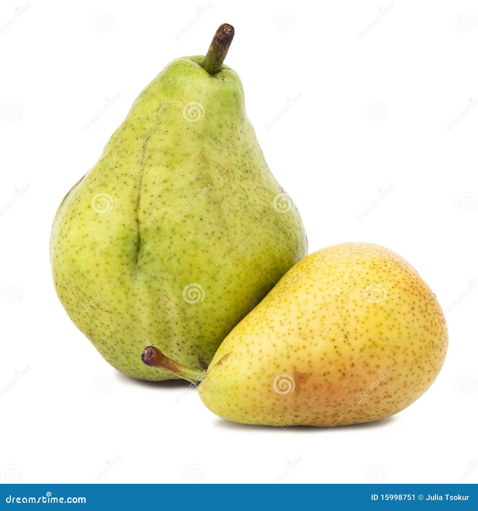 Rijpe peer stock afbeelding. Image of groen, vrucht, kleur - 15998751