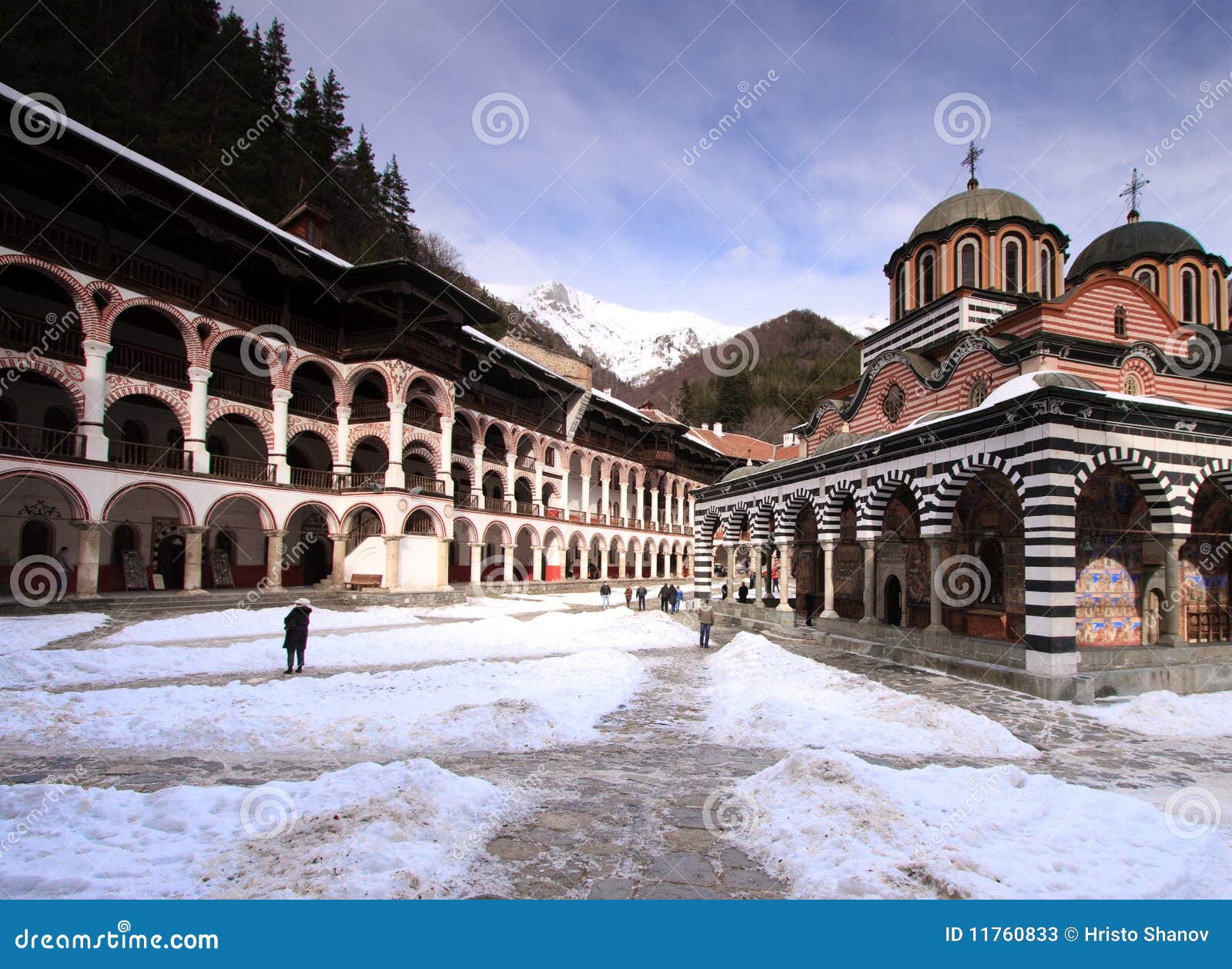 Rila monastery stock image. Image of bulgaria, hill, mountain - 11760833
