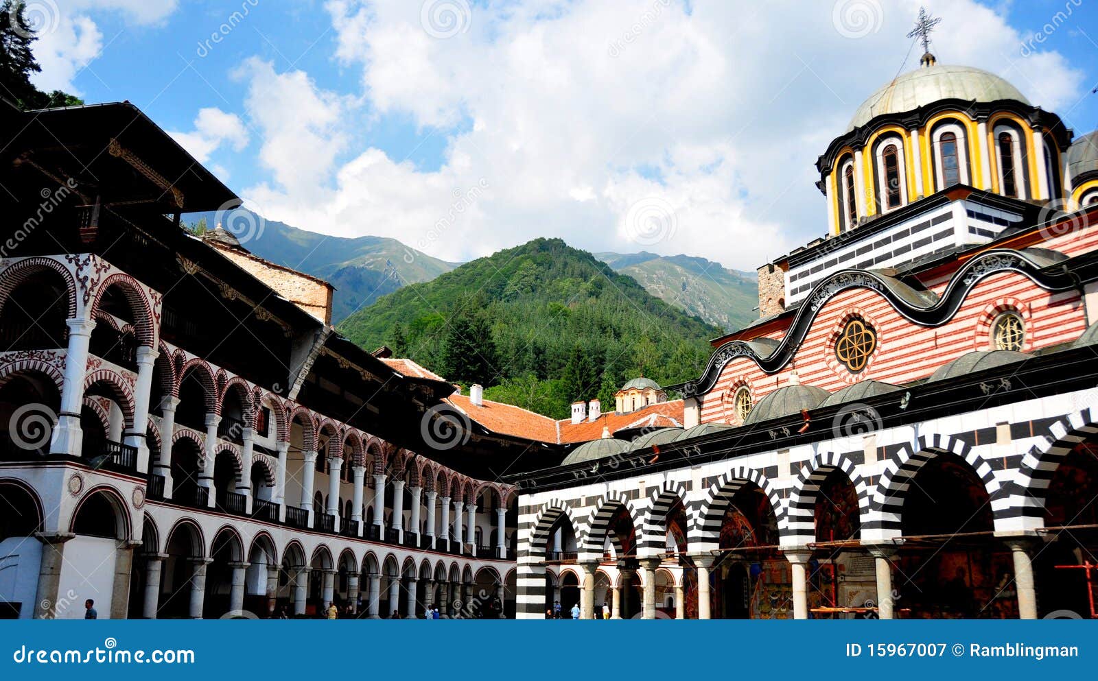 Rila Monastery. Bulgaria stock image. Image of mural - 15967007