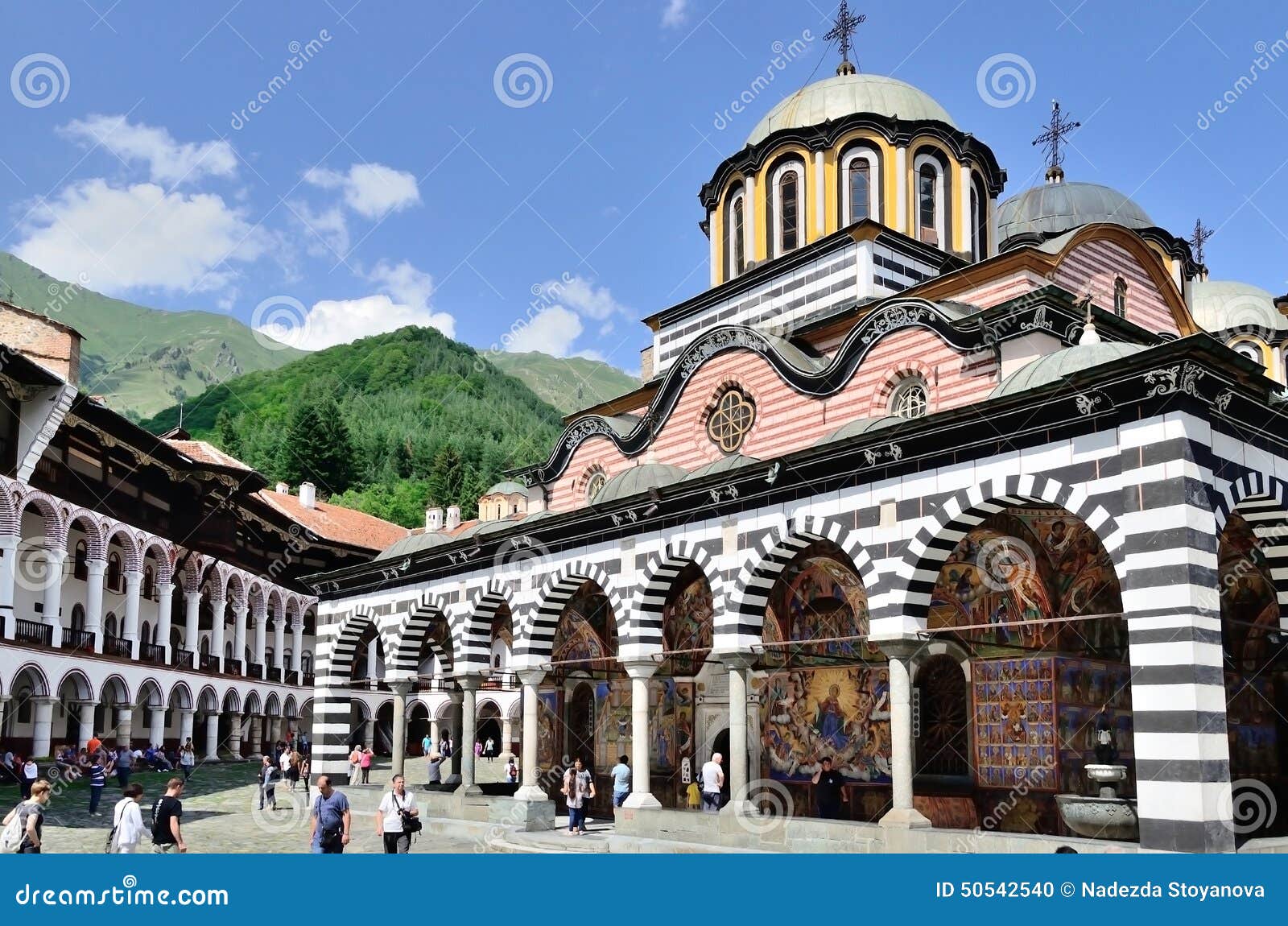 Rila Monastery in Bulgaria. Editorial Image - Image of christianity ...