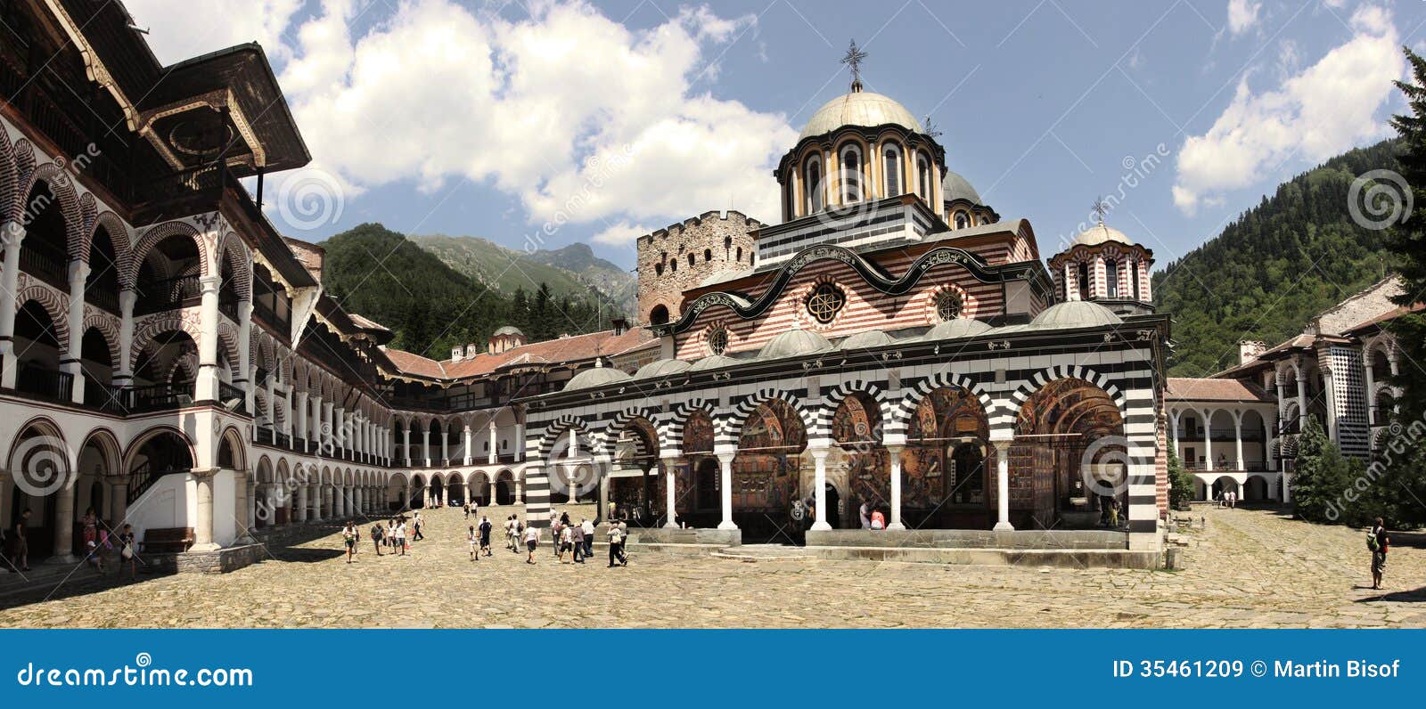 Rila Monastery stock image. Image of mysterious, european - 35461209