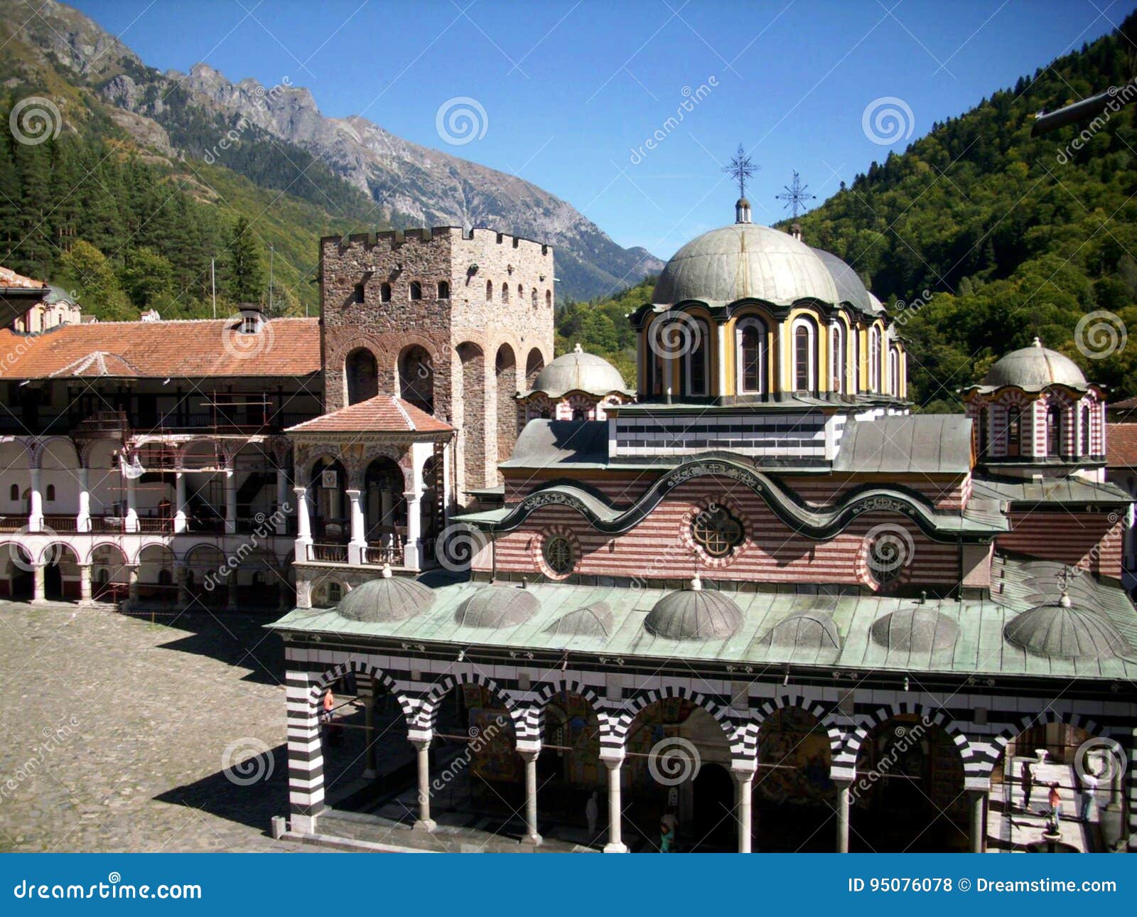 Rila Monastery 1 stock photo. Image of card, bulgaria - 95076078