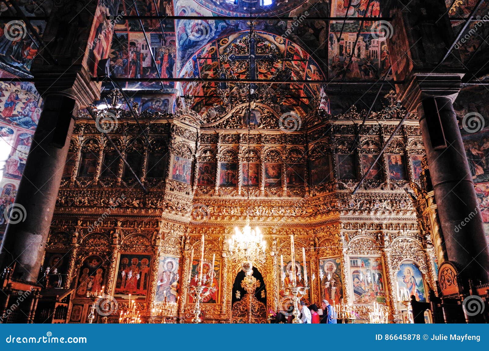 Rila Monastery editorial stock photo. Image of landmark - 86645878