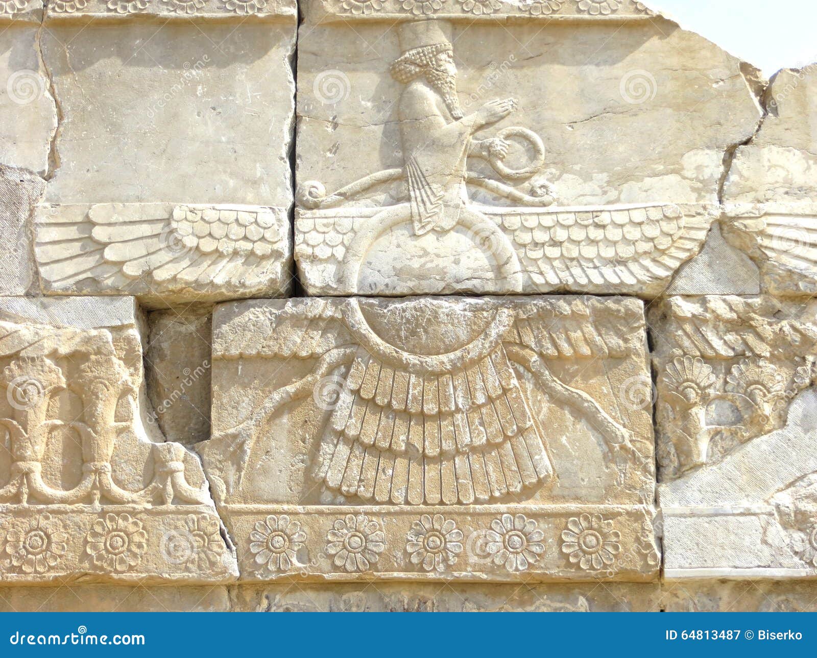 Rilievo antico immagine stock. Immagine di rilievo, rovine - 64813487