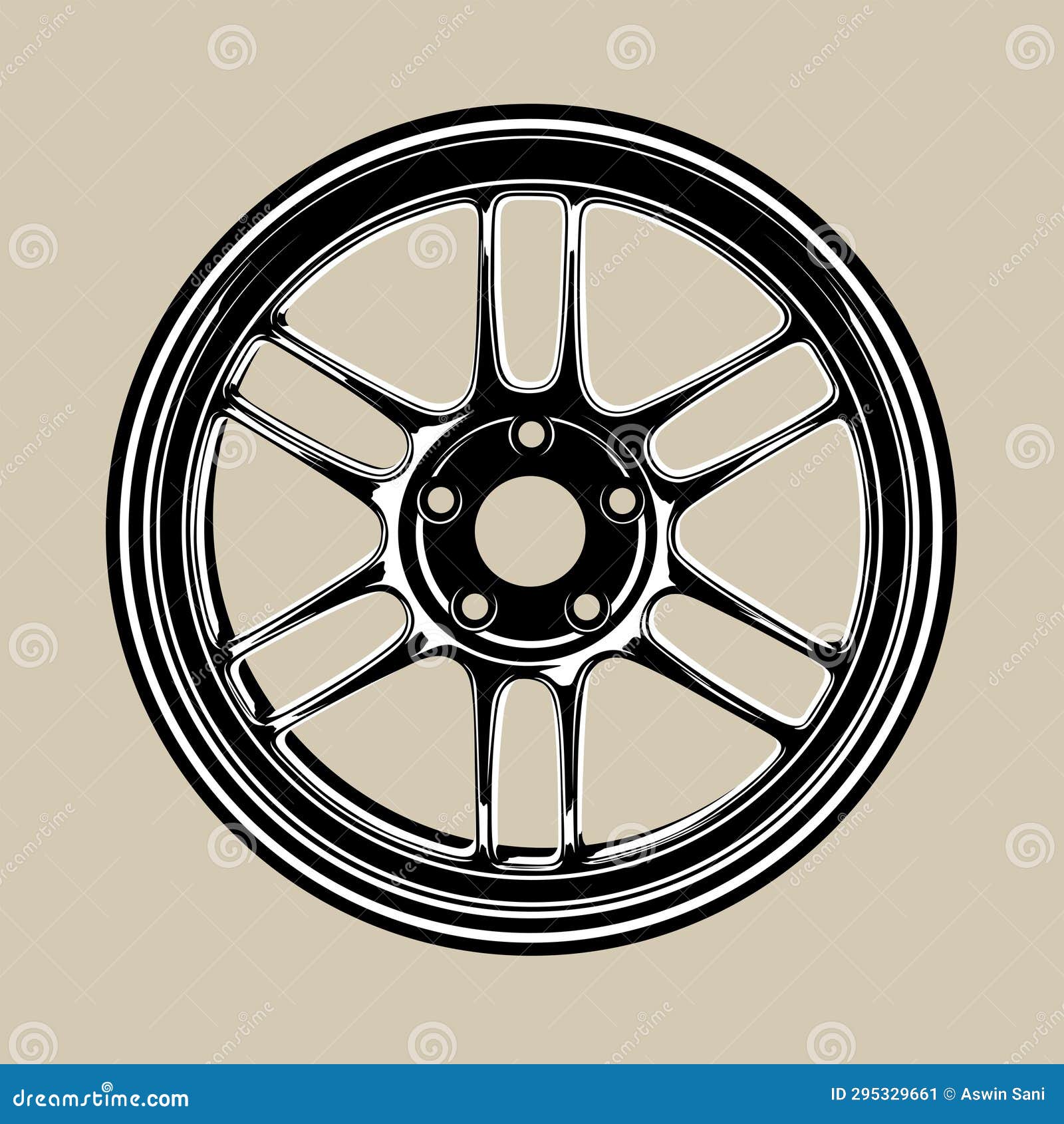 RIM - 001 stock vector. Illustration of icon, motor - 295329661