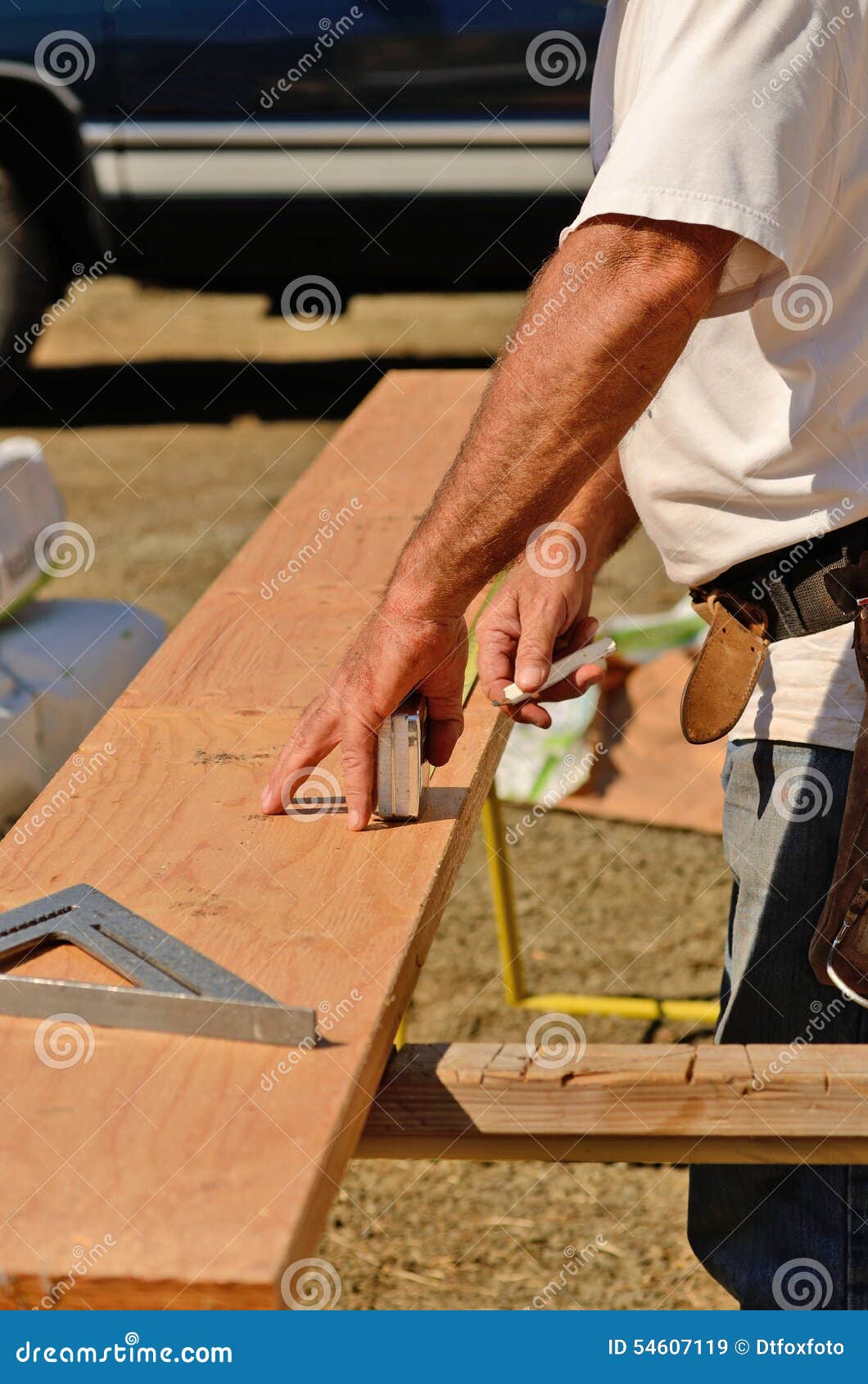 Rim Board stock image. Image of carpenter, woodwork, measure - 54607119