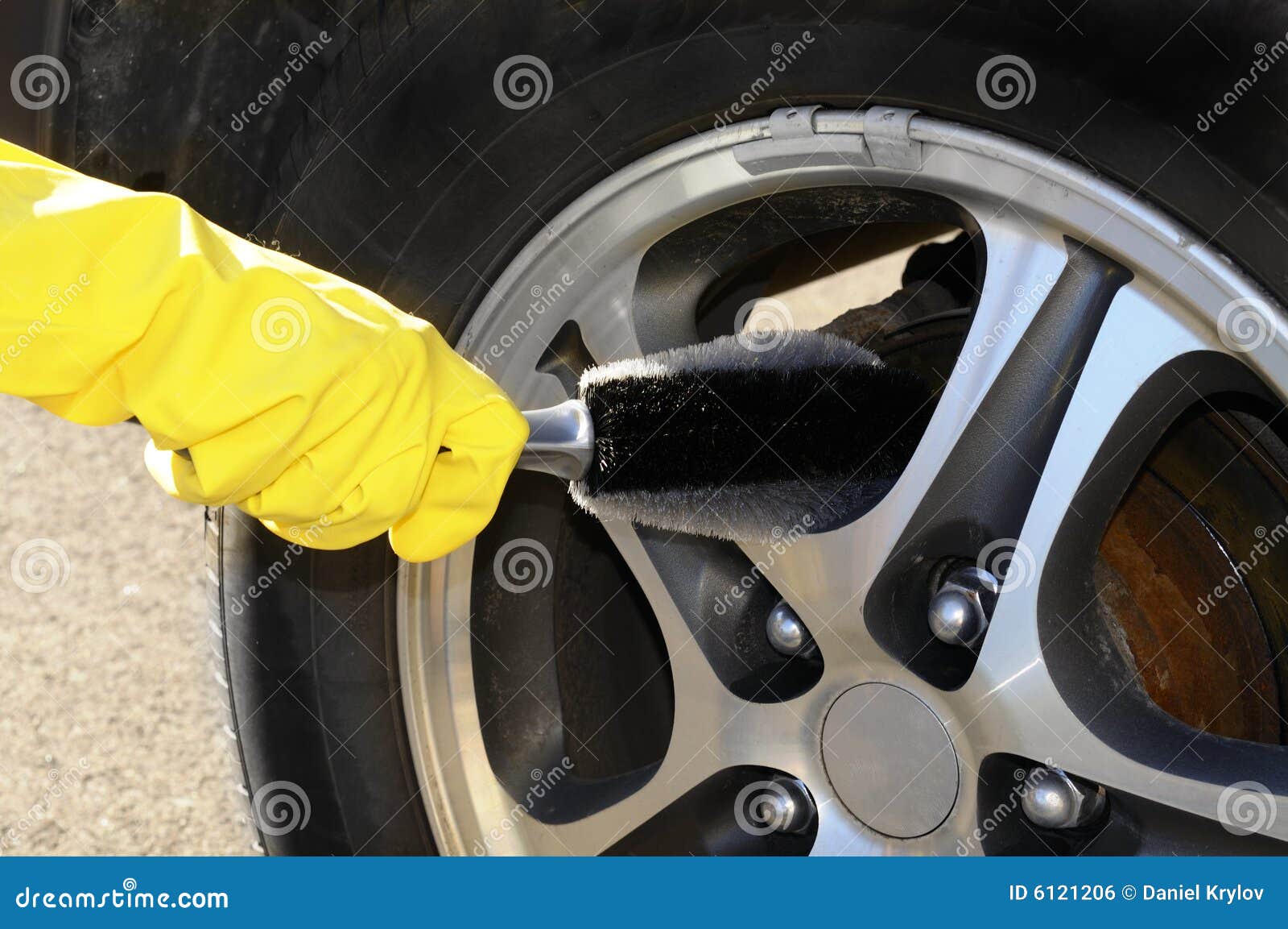 Rim brush stock photo. Image of colorful, shine, housework - 6121206