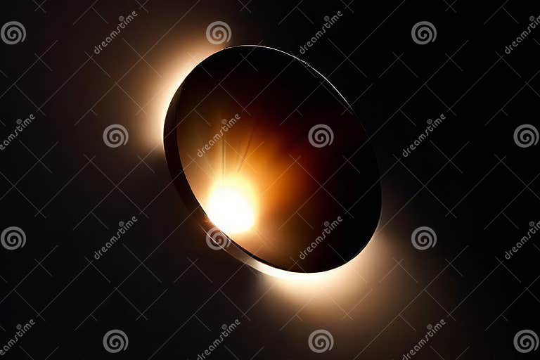 Rim Lighting Close Up of an Object with a Light Source Behind it Stock ...