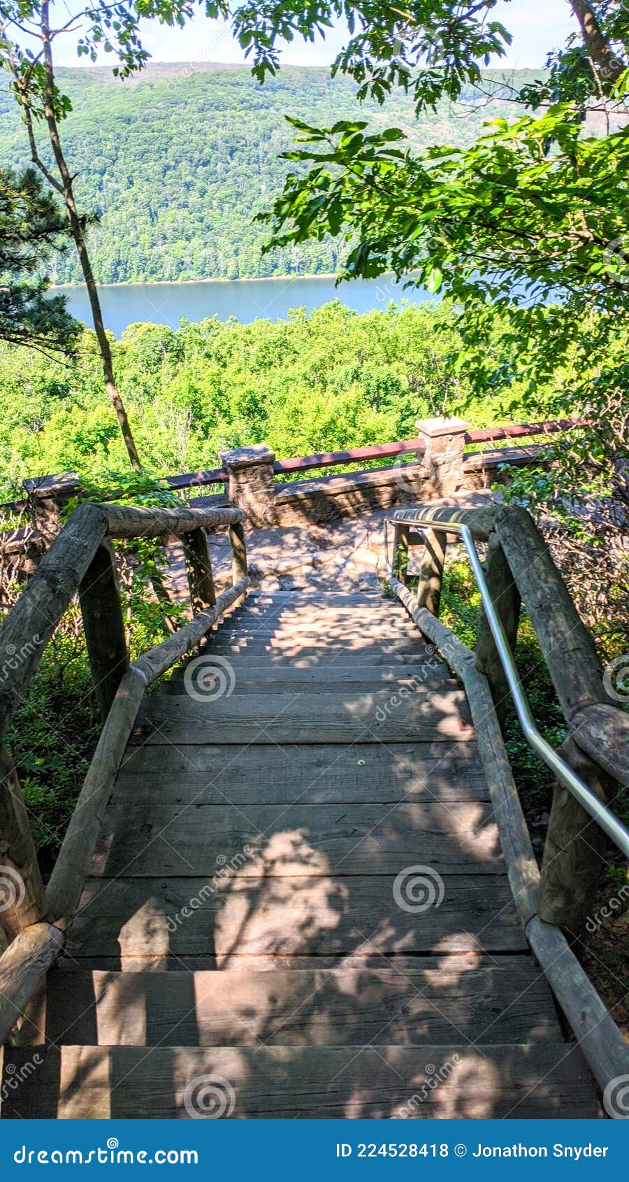 Rim Rock overlook PA stock photo. Image of lake, rock - 224528418