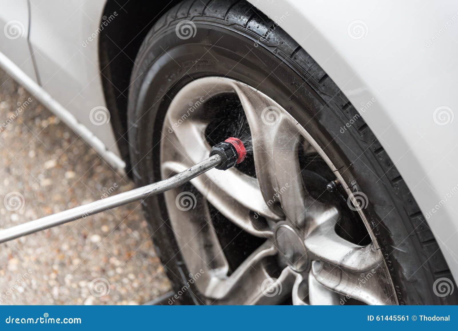 Rim washing stock image. Image of maintenance, wash, clean - 61445561