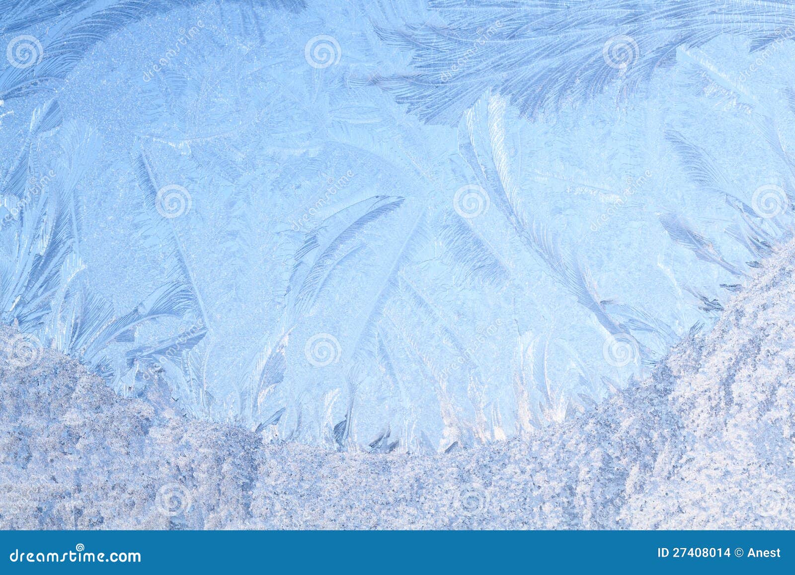 Rime on Frosted Window Glass Stock Photo - Image of icing, detail: 27408014