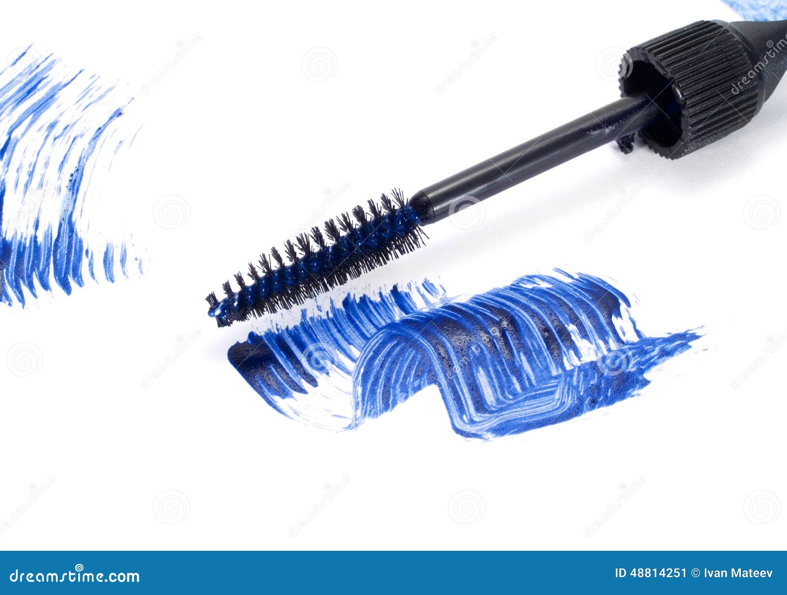 Rimel azul imagen de archivo. Imagen de manera, rimel - 48814251