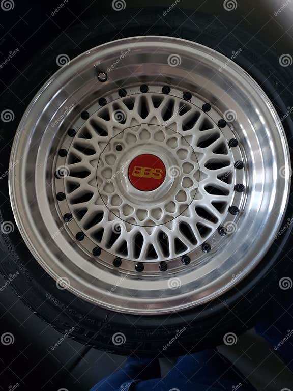 Rims BBS white car integra editorial image. Image of integra - 165420780