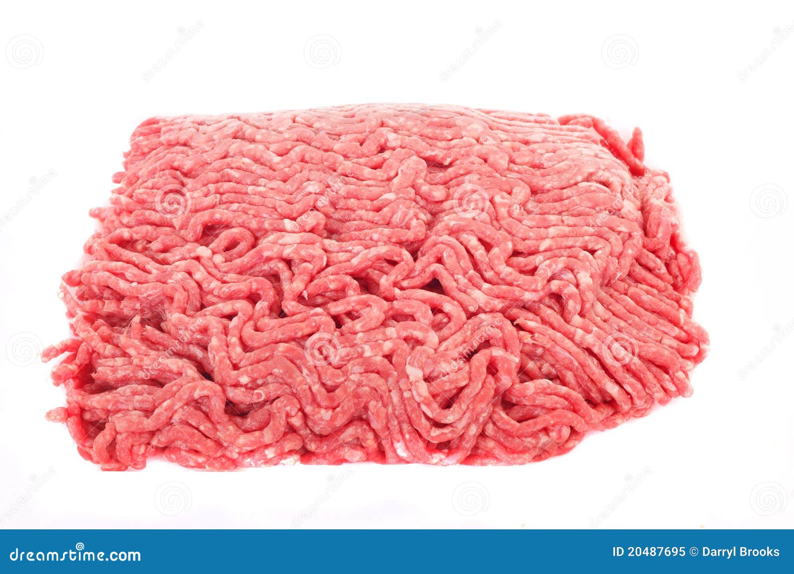 Rinderhackfleisch Getrennt Auf Weiß Stockbild - Bild von metzger ...